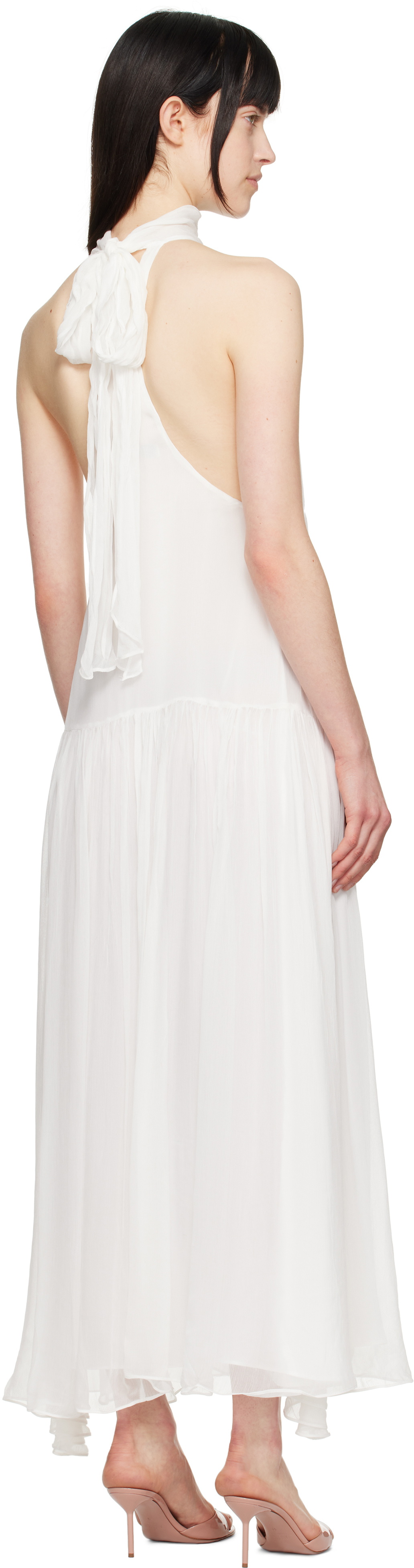 BEC + BRIDGE White Inka High Neck Maxi Dress BEC + BRIDGE