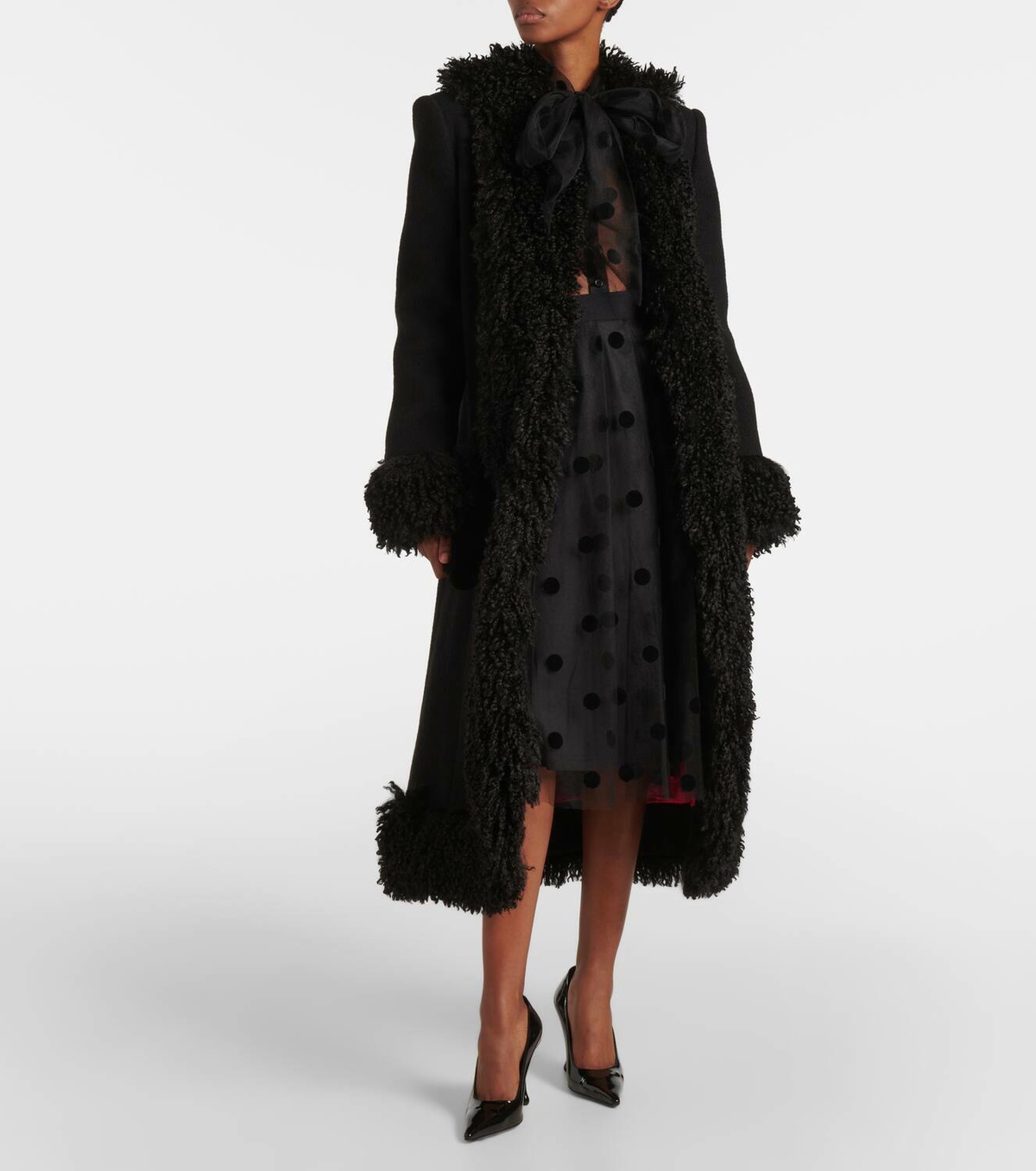 Nina Ricci Polka-dot tulle midi skirt Nina Ricci