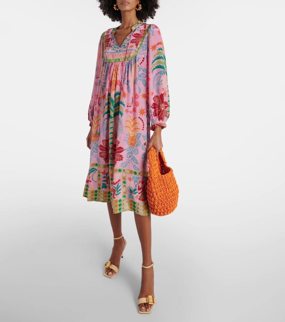 Farm Rio Fruits Queen printed midi dress Farm Rio