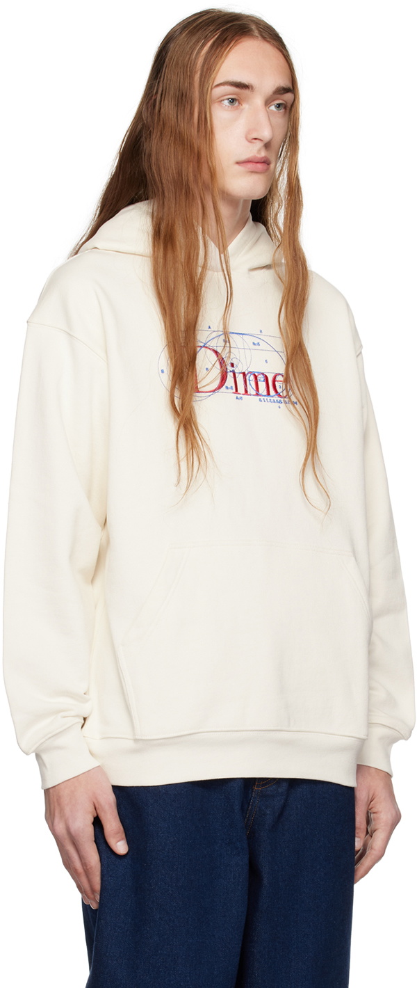 Dime Off-White Ratio Hoodie Dime