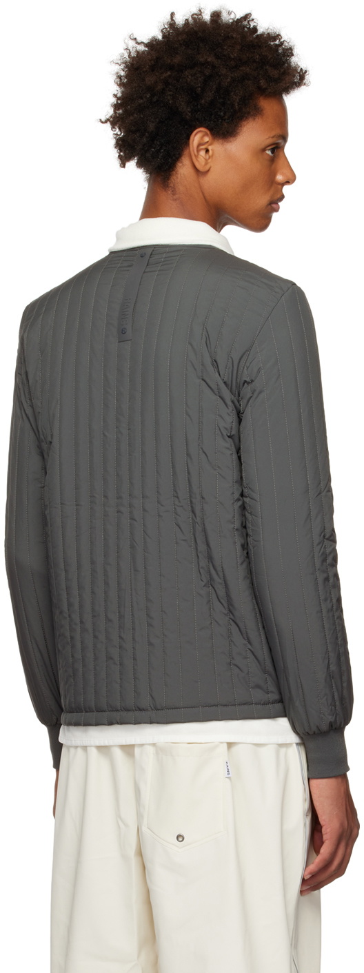 RAINS Gray Liner Jacket Rains