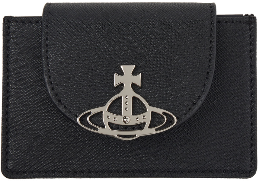 Vivienne Westwood Black Flap Card Holder Vivienne Westwood