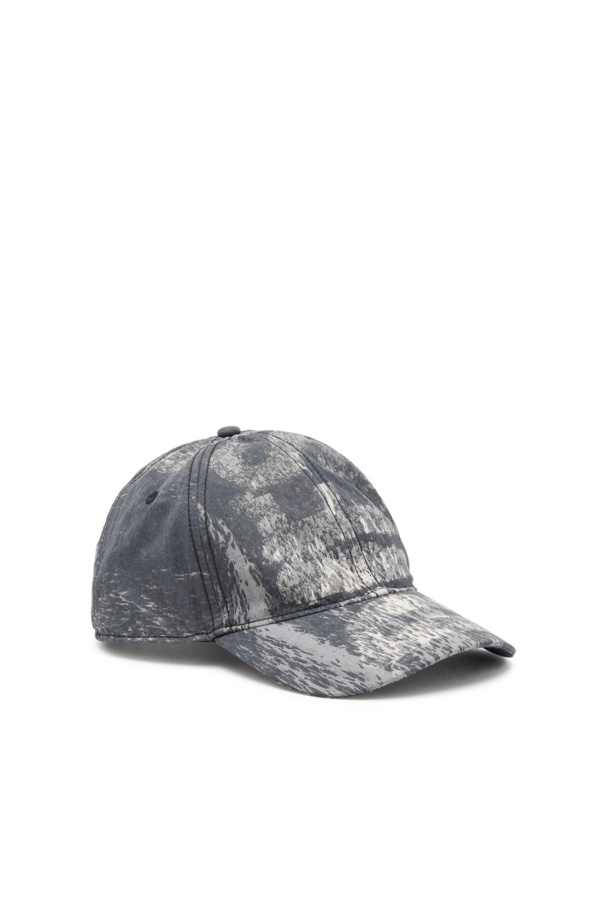 Diesel Wrinkled nylon cap with rain-camo print - Caps Mens in ...