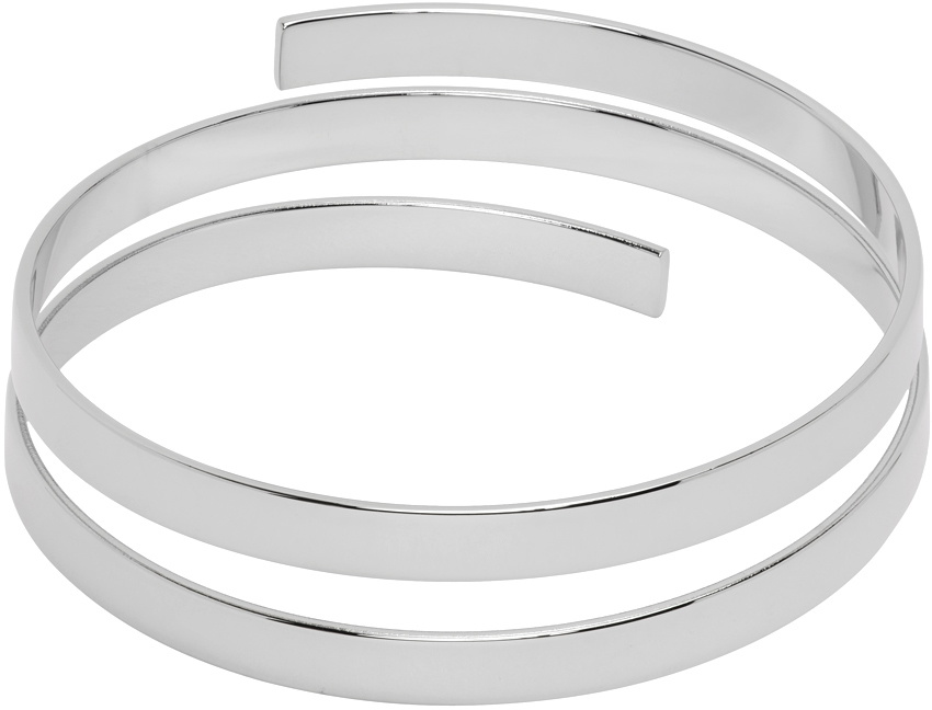 MM6 Maison Margiela Silver Streamer Bracelet MM6 Maison Margiela