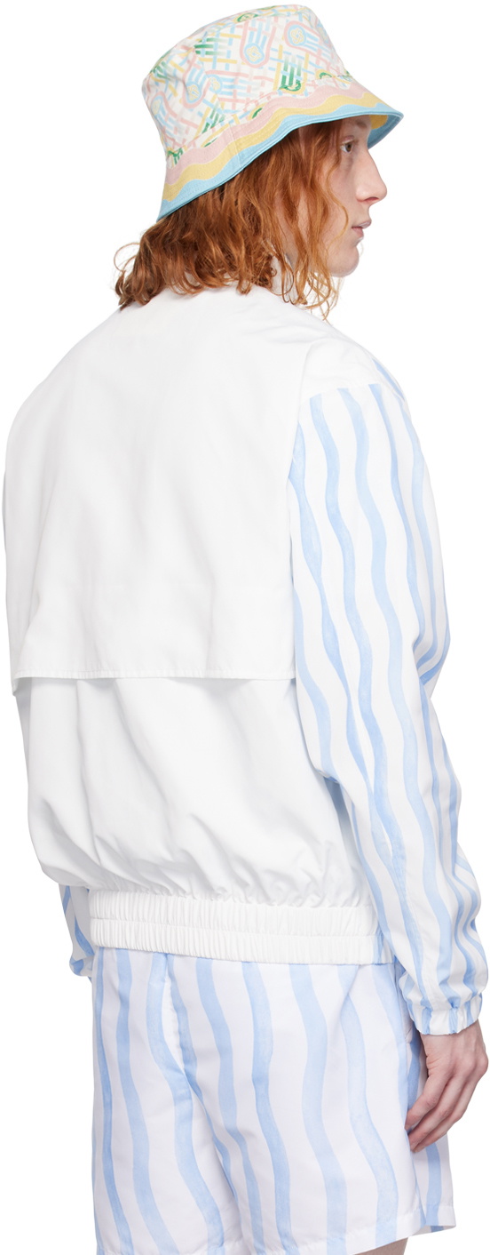 Casablanca White Printed Jacket Casablanca