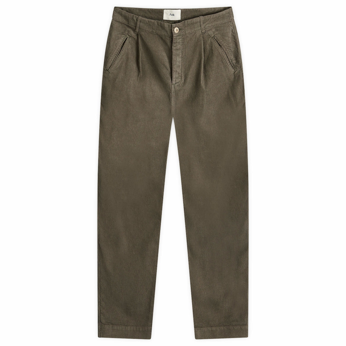 Folk Men's Corduroy Signal Pants in Dark Sage Folk
