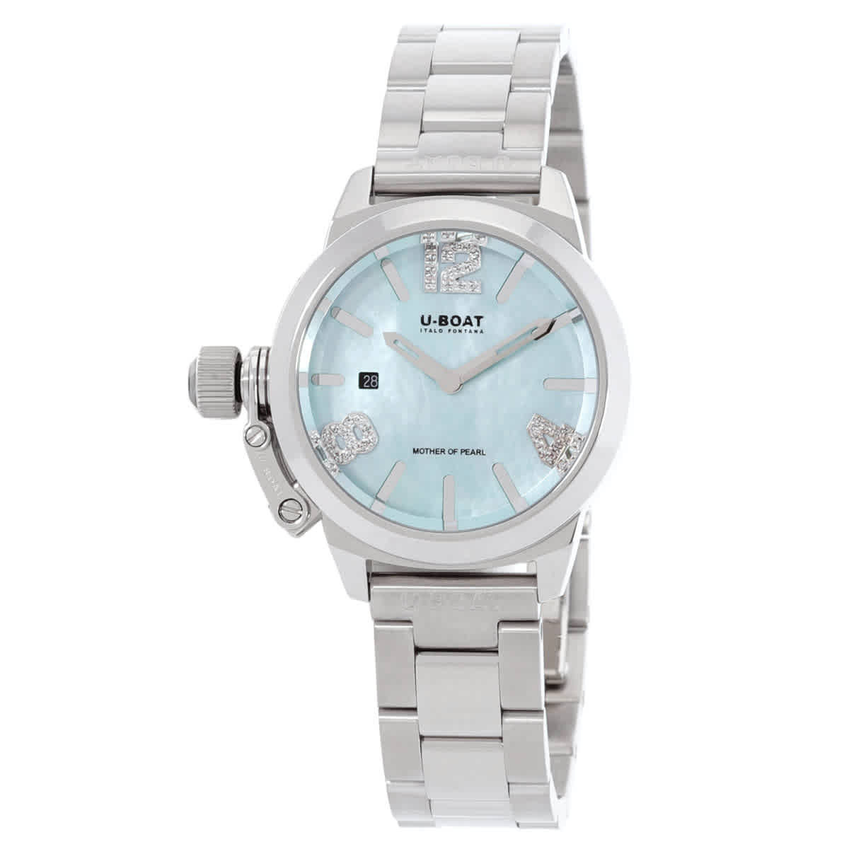 U-Boat Classico Quartz Green Dial Ladies Watch 8900 U-Boat