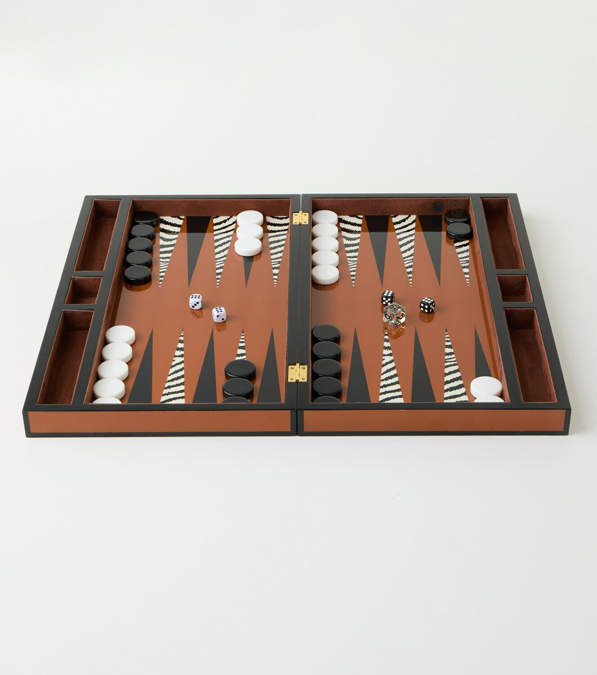 Jonathan Adler Zebra backgammon set Jonathan Adler