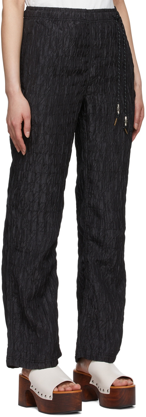 Andersson Bell Black Polyester Lounge Pants Andersson Bell