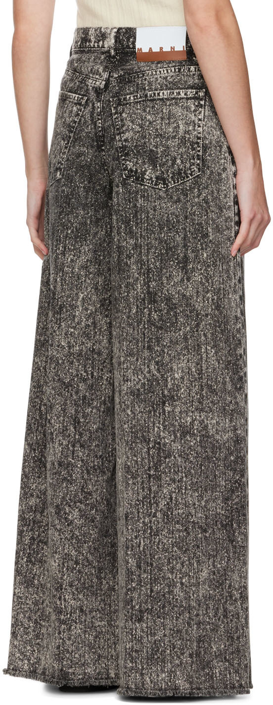 Marni Black Acid Wash Jeans Marni