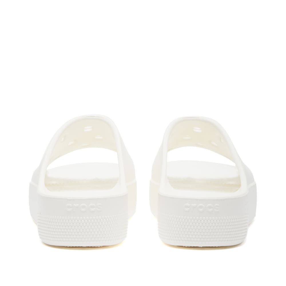 Crocs Classic Platform Slide in White Crocs