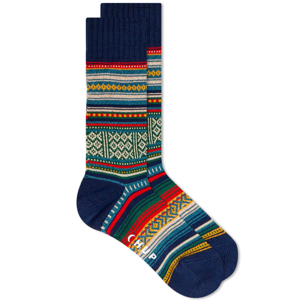 CHUP by Glen Clyde Company Pano Sock in Navy CHUP by Glen Clyde Company