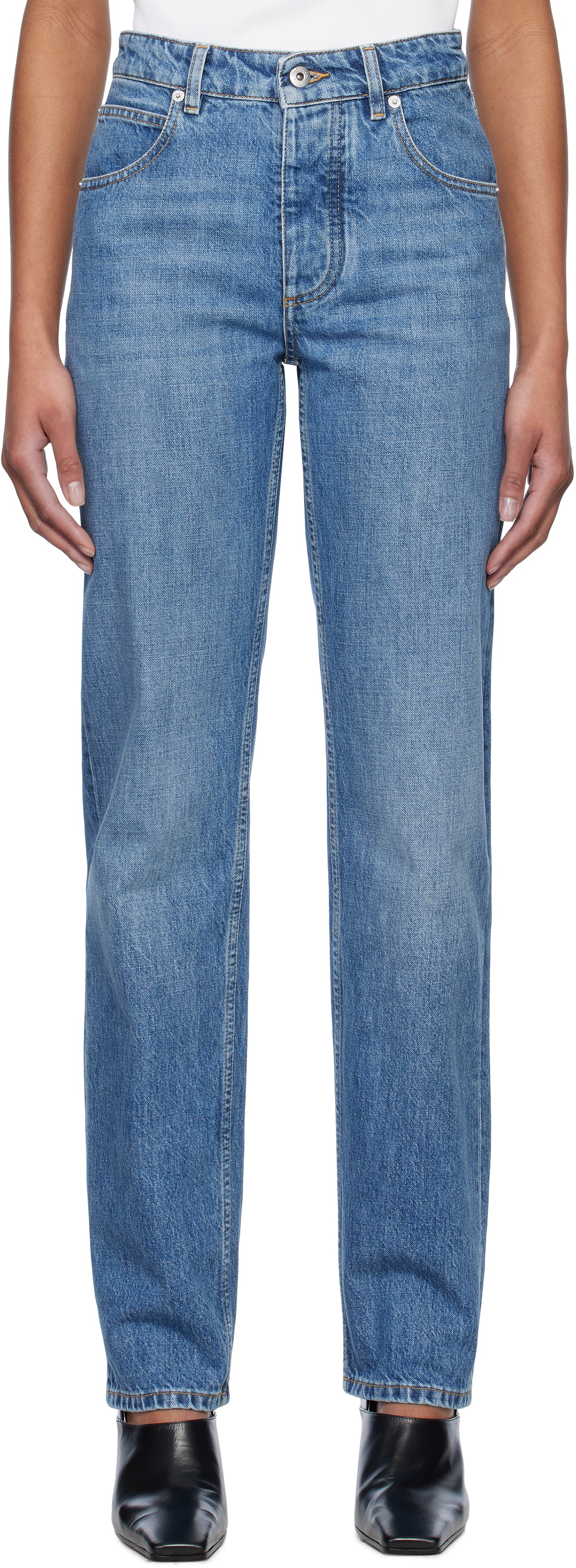 Bottega Veneta Blue Boyfriend Jeans Bottega Veneta