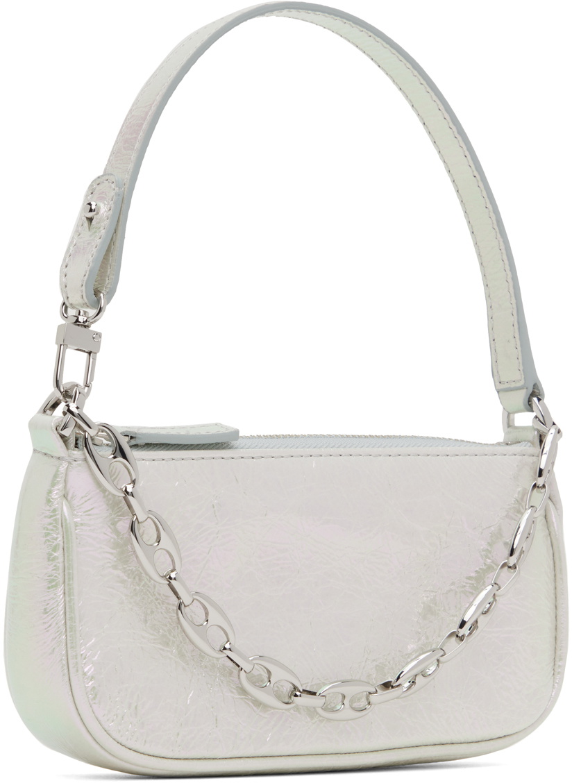 BY FAR White Mini Rachel Bag By Far