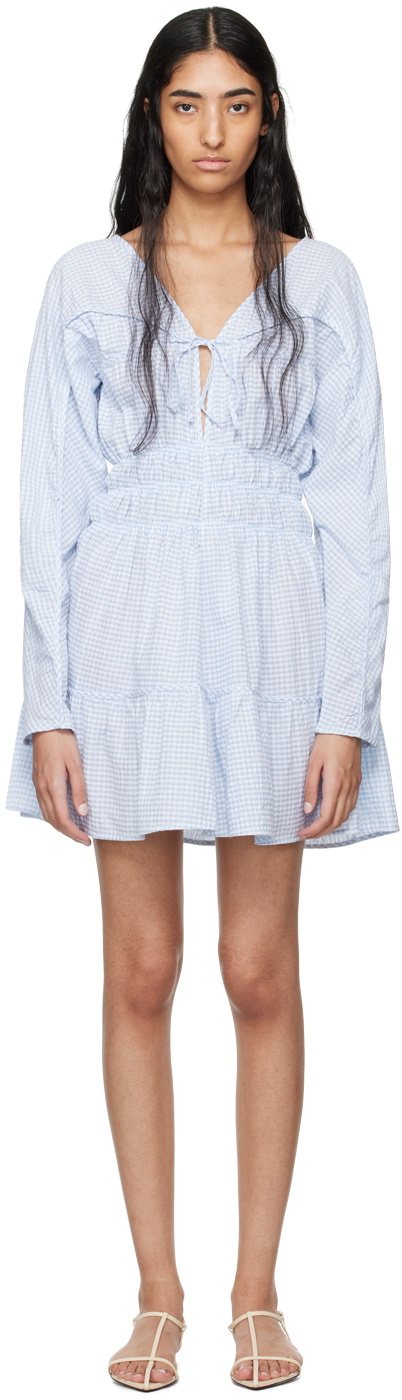 Holzweiler Blue Liebe Minidress Holzweiler