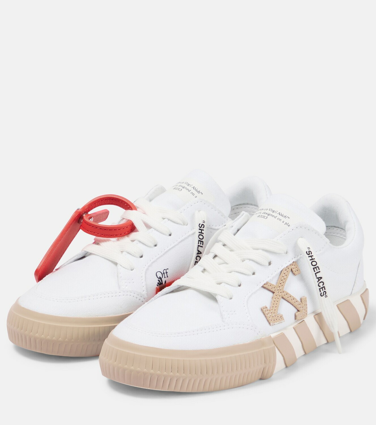 Off-White - Low Vulcanized canvas sneakers Off-White