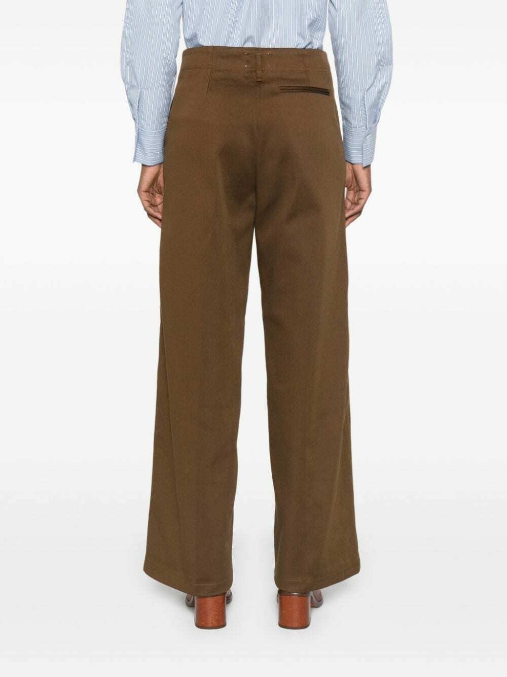 FORTE FORTE - Cotton Blend Straight Trousers Forte Forte