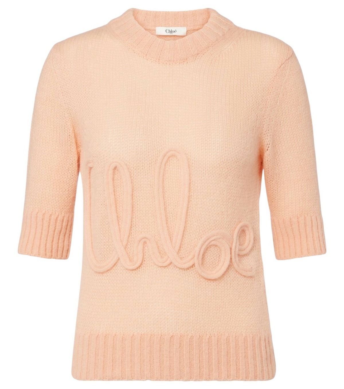 Chloé Logo alpaca and silk sweater Chloe