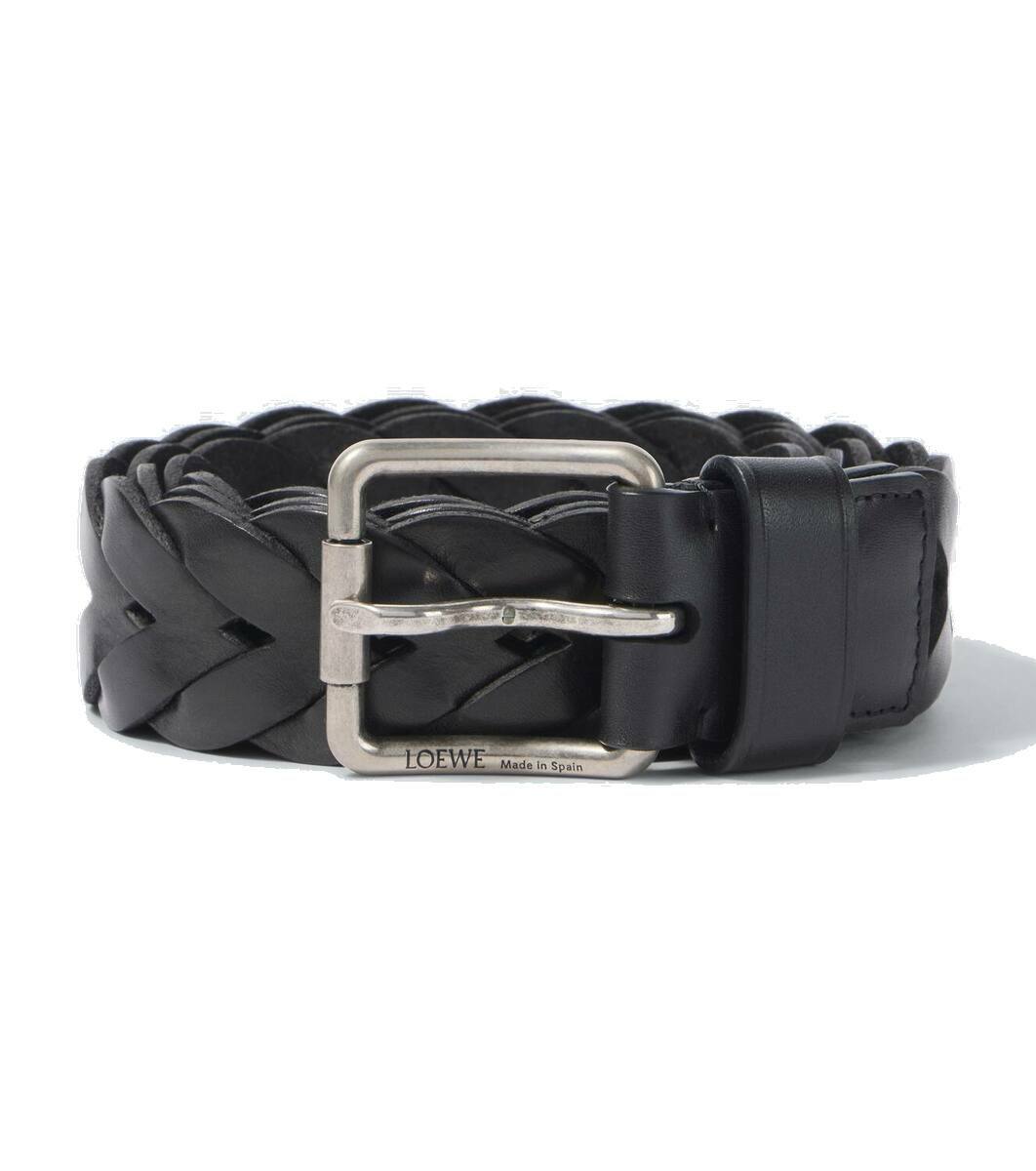 Loewe Woven leather belt Loewe