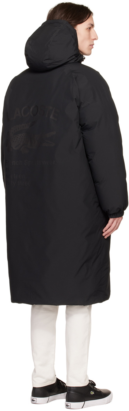 Lacoste Black Bonded Coat Lacoste