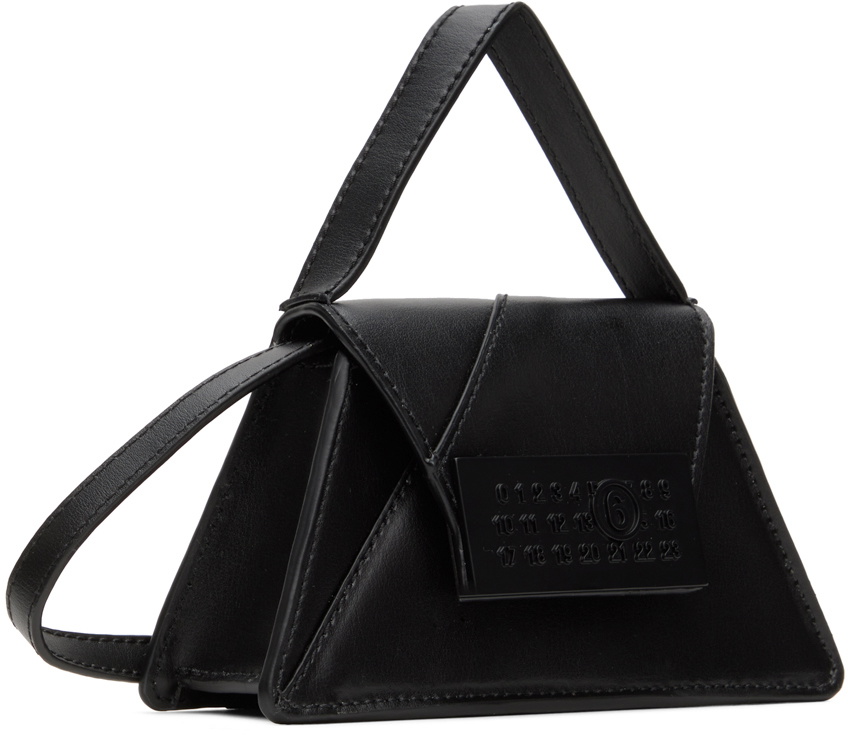 MM6 Maison Margiela Black Mini Numeric Bag MM6 Maison Margiela