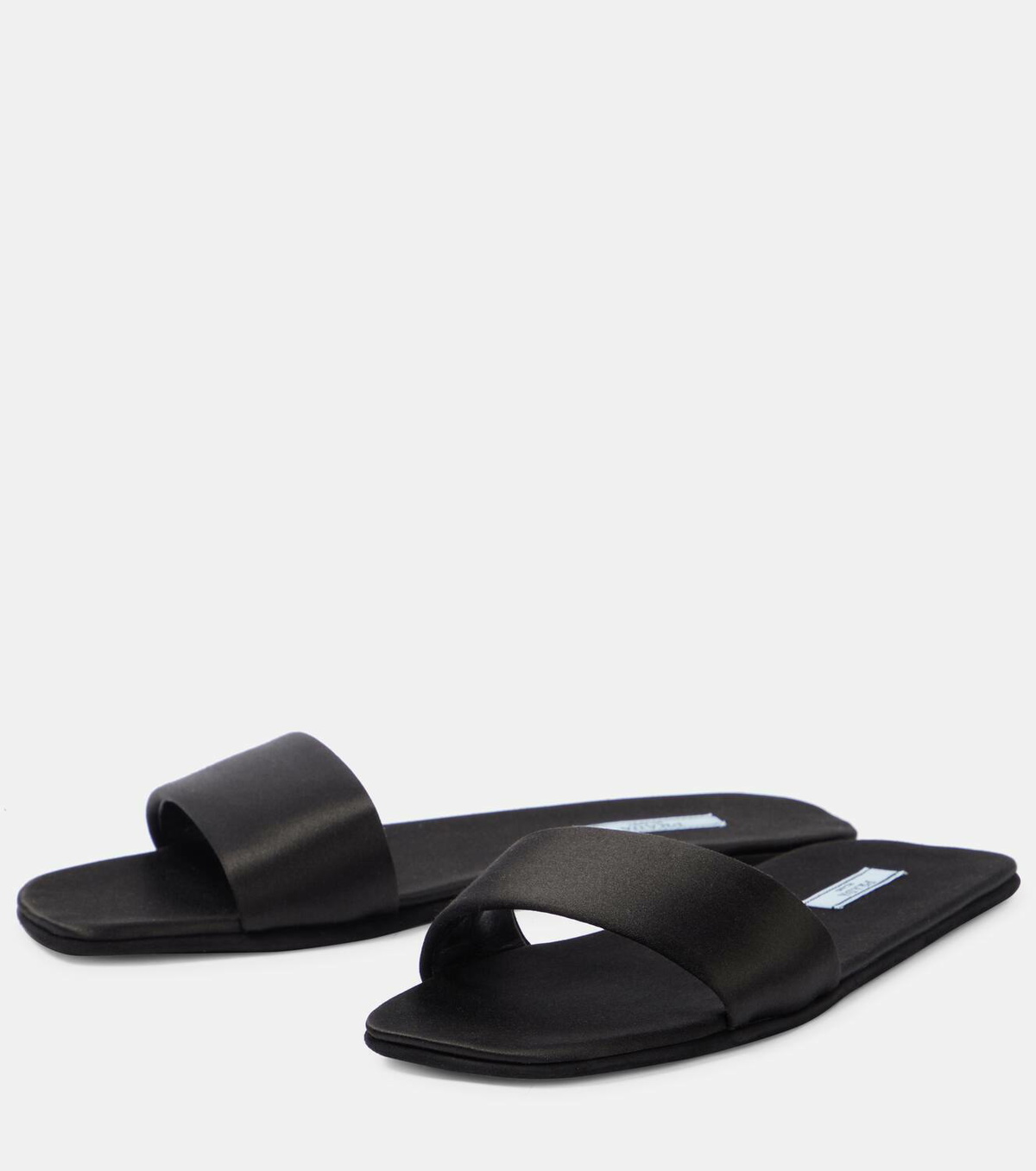 Prada Silk satin slides Prada