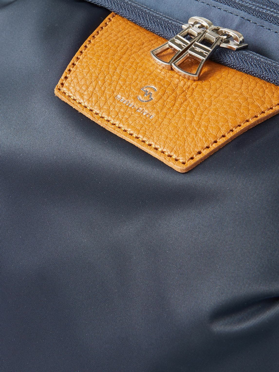 Master-Piece - Progress 2Way Leather-Trimmed Nylon-Twill Backpack Master-Piece Co