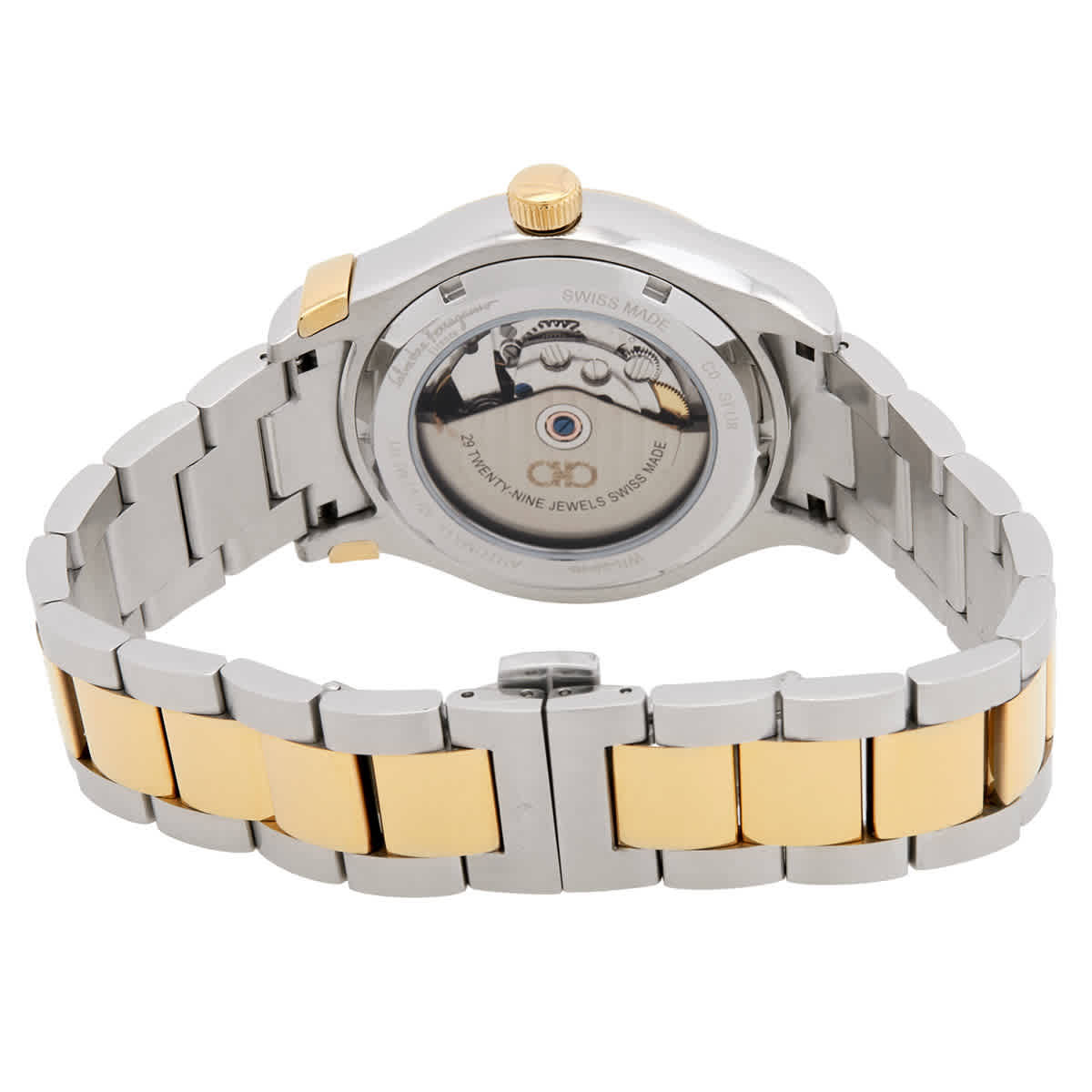 Ferragamo 1927 Automatic Green Dial Mens Watch SFU800324 Salvatore ...