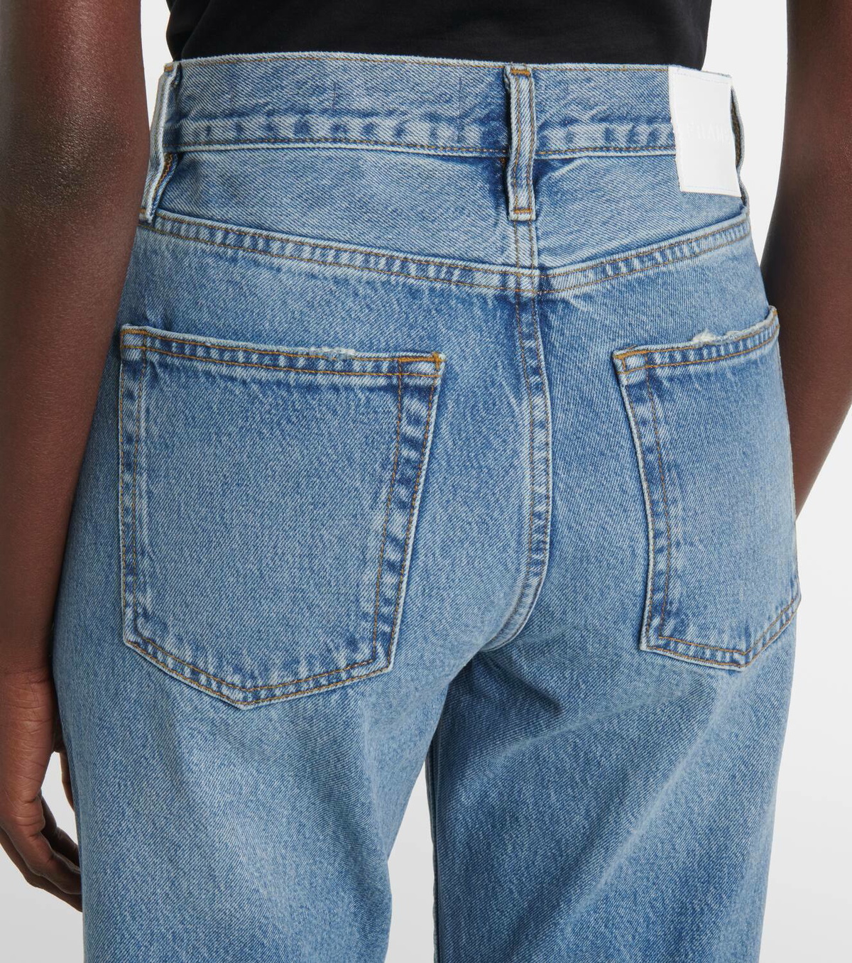Frame The Champagne embellished straight jeans Frame Denim