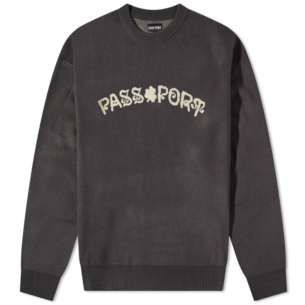 Pass~Port Men's Sham Crew Knit in Tar Pass~Port