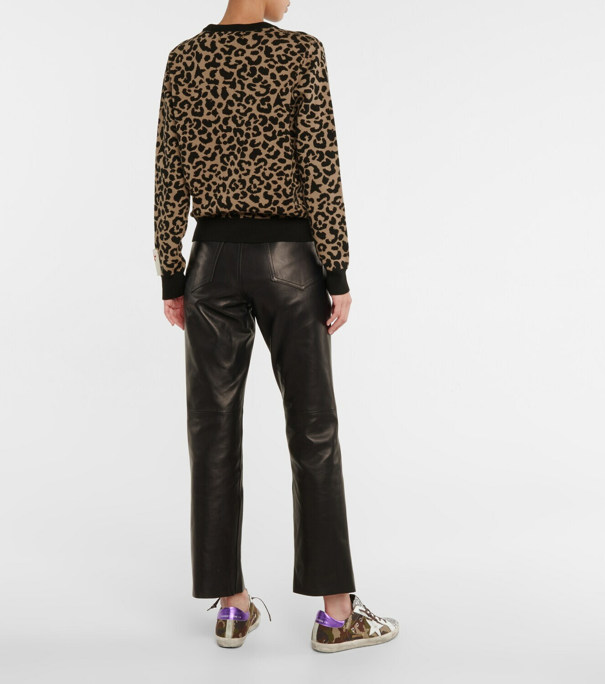 Golden Goose - Leopard-print wool sweater Golden Goose Deluxe Brand
