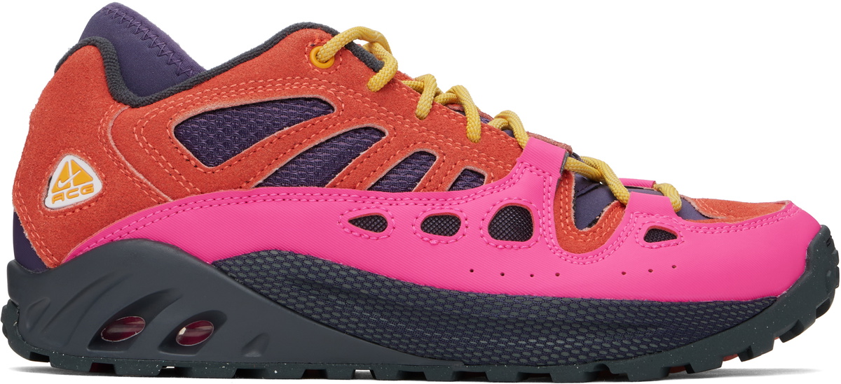 Nike Pink & Red ACG Air Exploraid Sneakers Nike