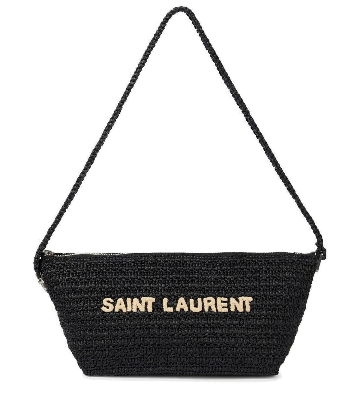 Saint Laurent Le Rafia logo shoulder bag Saint Laurent
