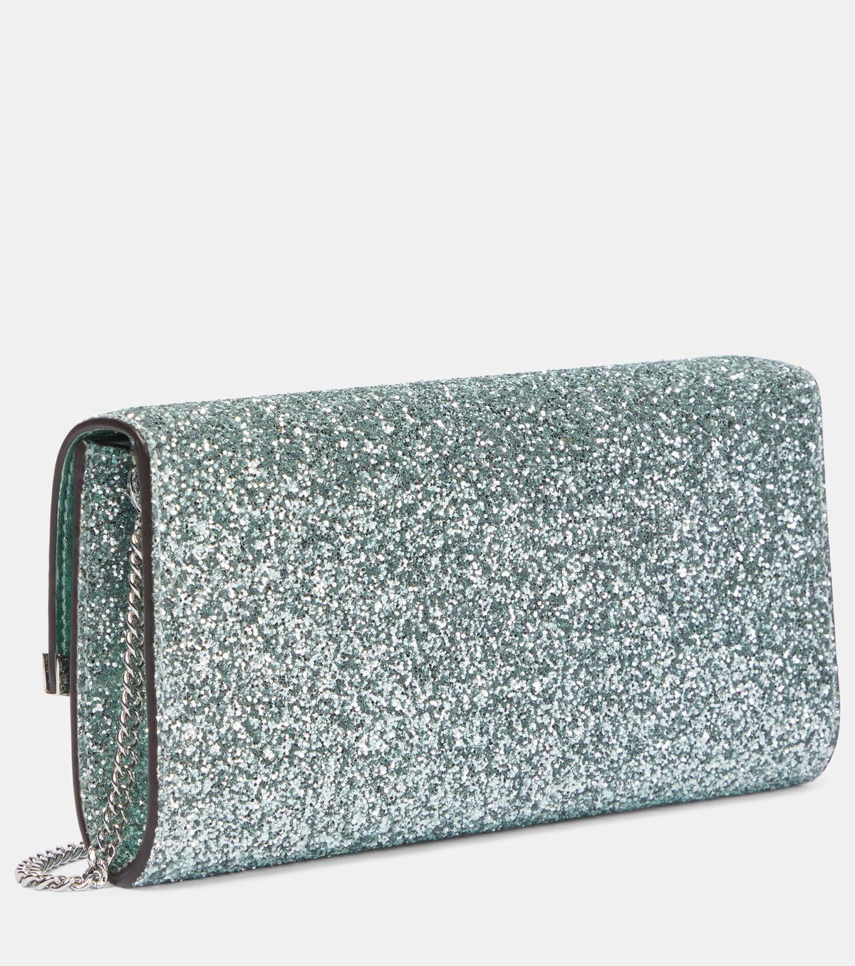 Jimmy Choo Emmie glitter clutch Jimmy Choo