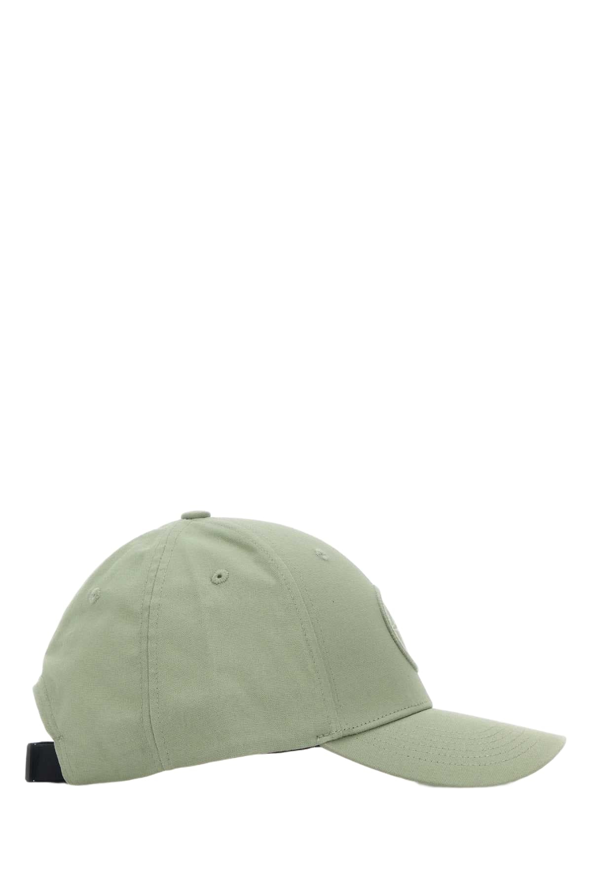 Stone Island Sage Green Cotton Baseball Cap Stone Island