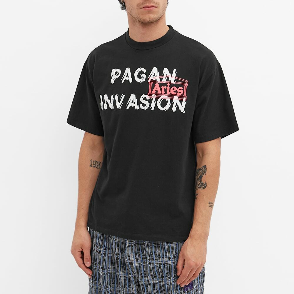 Aries Men's Pagan Invasion T-Shirt in Black ARIES