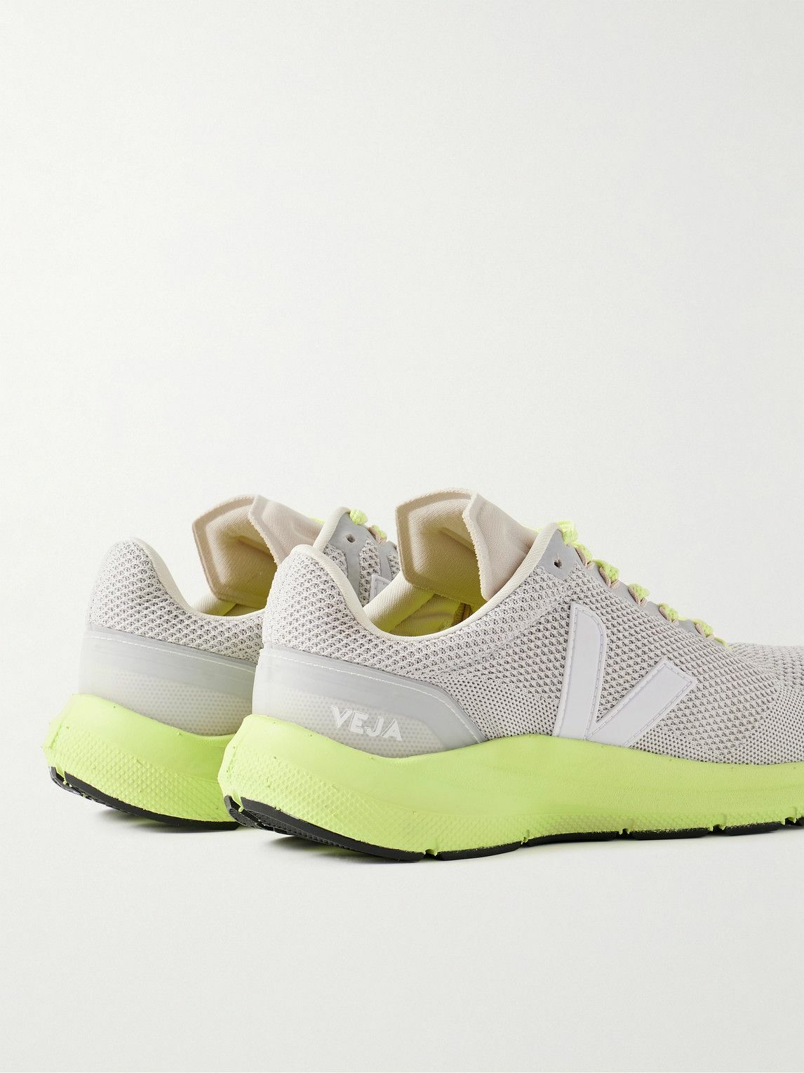 Veja - Marlin Rubber-Trimmed V-Knit Sneakers - Gray VEJA