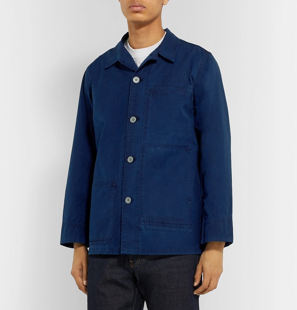 Blue Blue Japan - Indigo-Dyed Cotton Chore Jacket - Indigo Blue Blue Japan