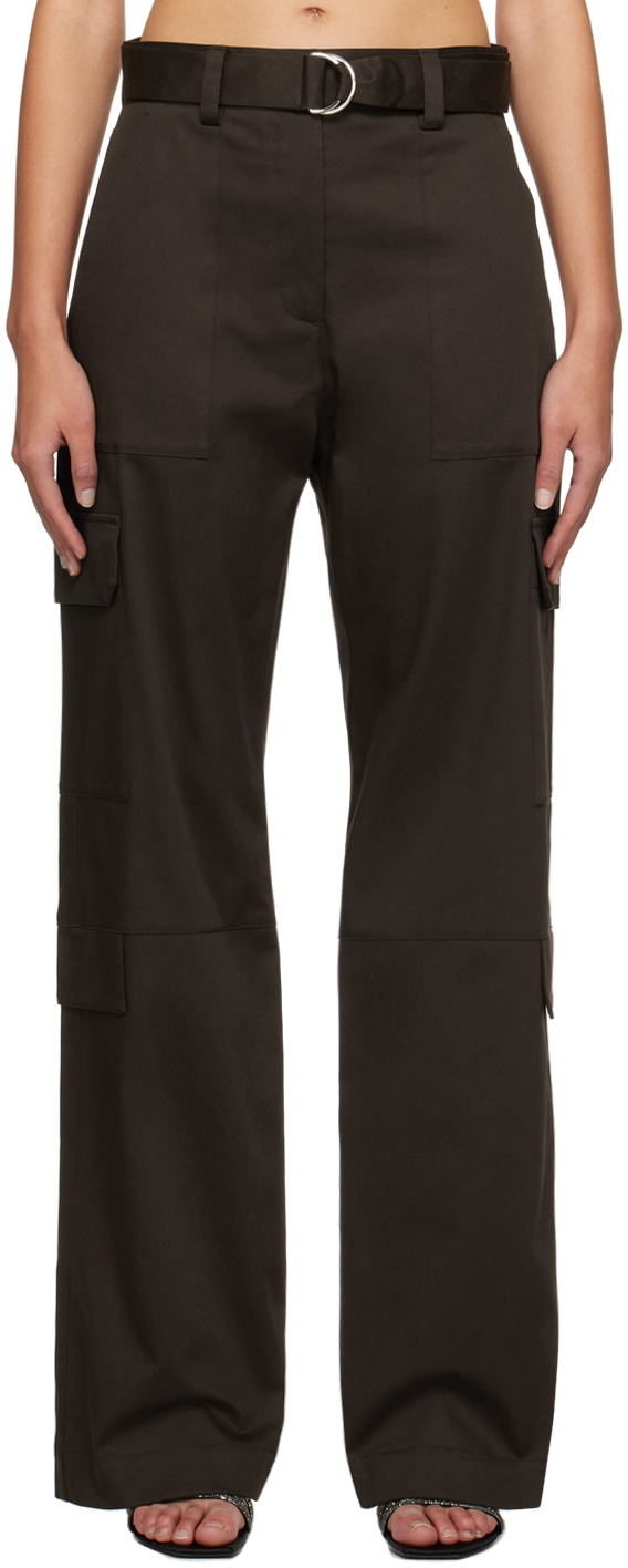 MSGM Brown Tailored Trousers MSGM