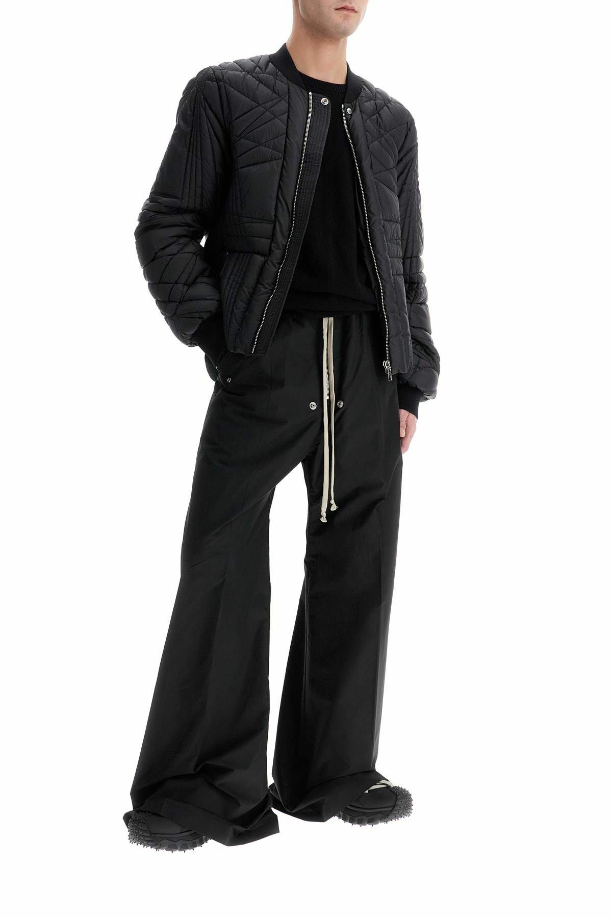 MONCLER X RICK OWENS belas pants Black Moncler