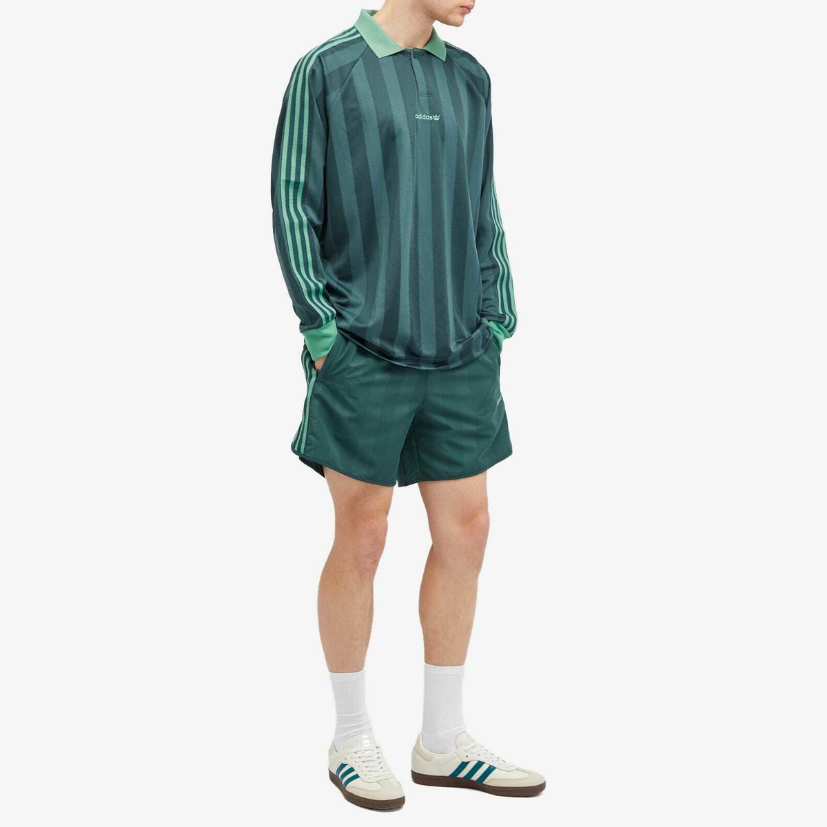 Adidas Men's Football Short in Mineral Green adidas