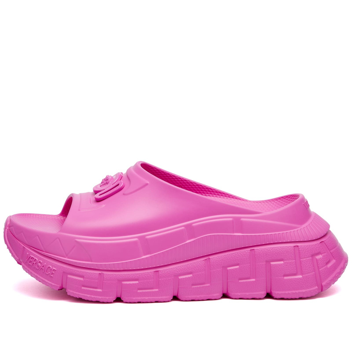 Versace Women's Platform Slides in Pink Versace