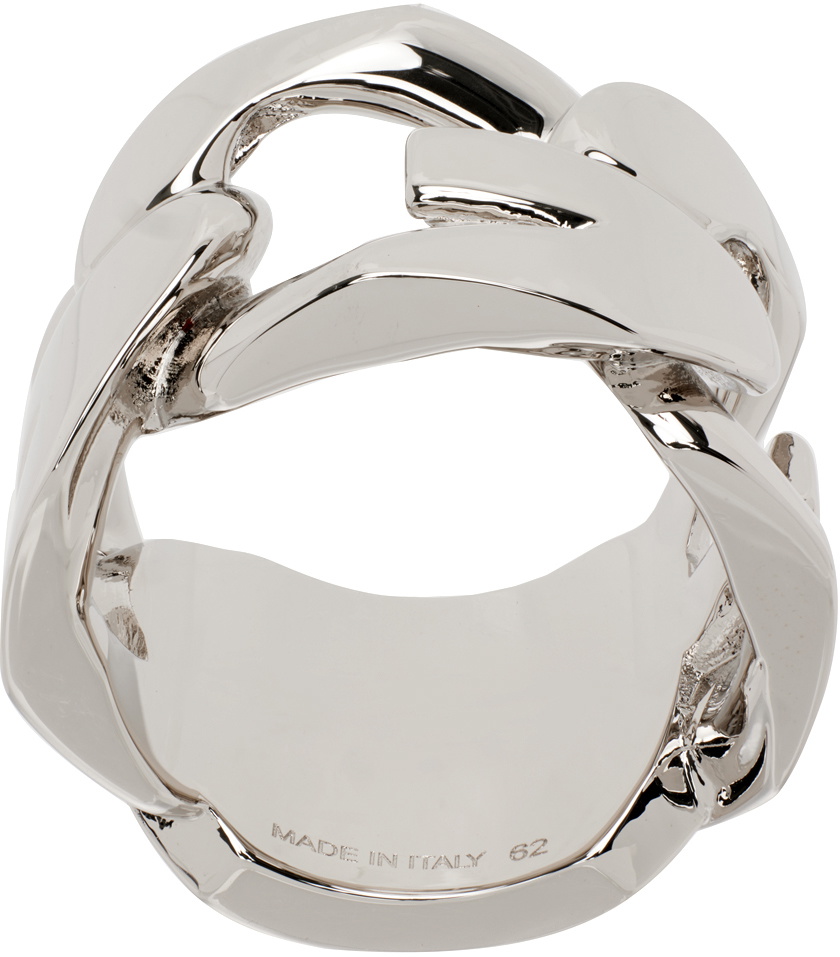 Givenchy Silver ID Ring Givenchy