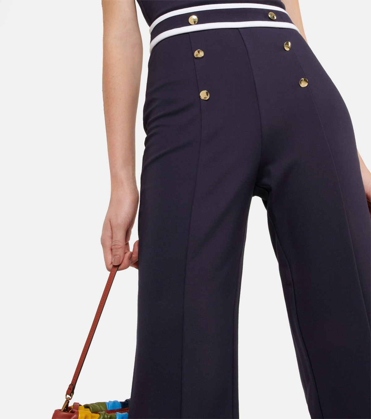 Staud - Chaplin rayon-blend flared pants Staud