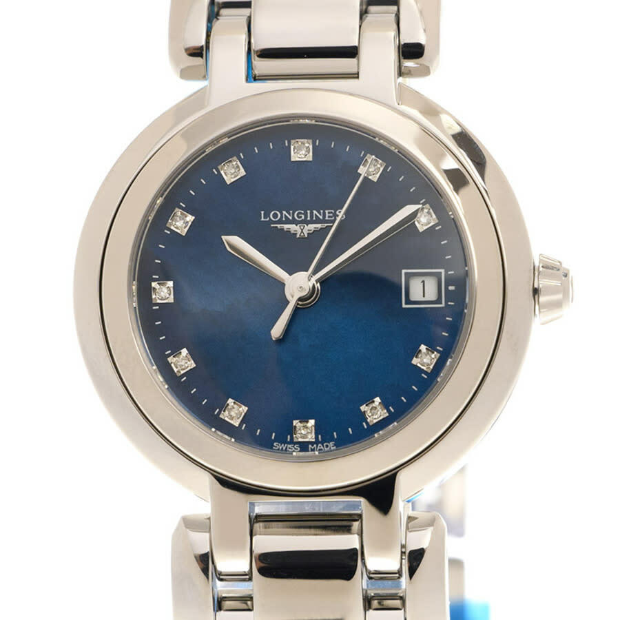 Longines Prima Luna Quartz Diamond Ladies Watch L8.110.4.98.6 Longines