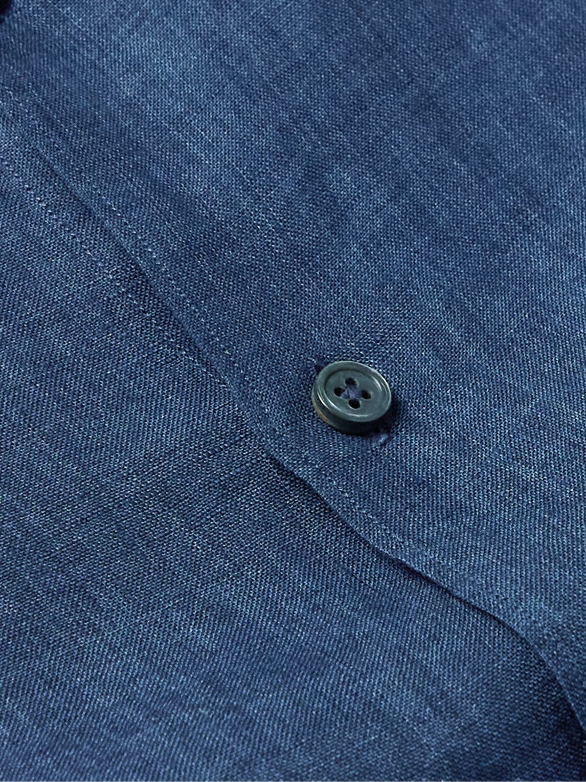Zegna - Linen Shirt - Blue Zegna
