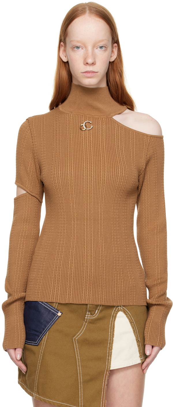Andersson Bell SSENSE Exclusive Brown Jessica Sweater Andersson Bell