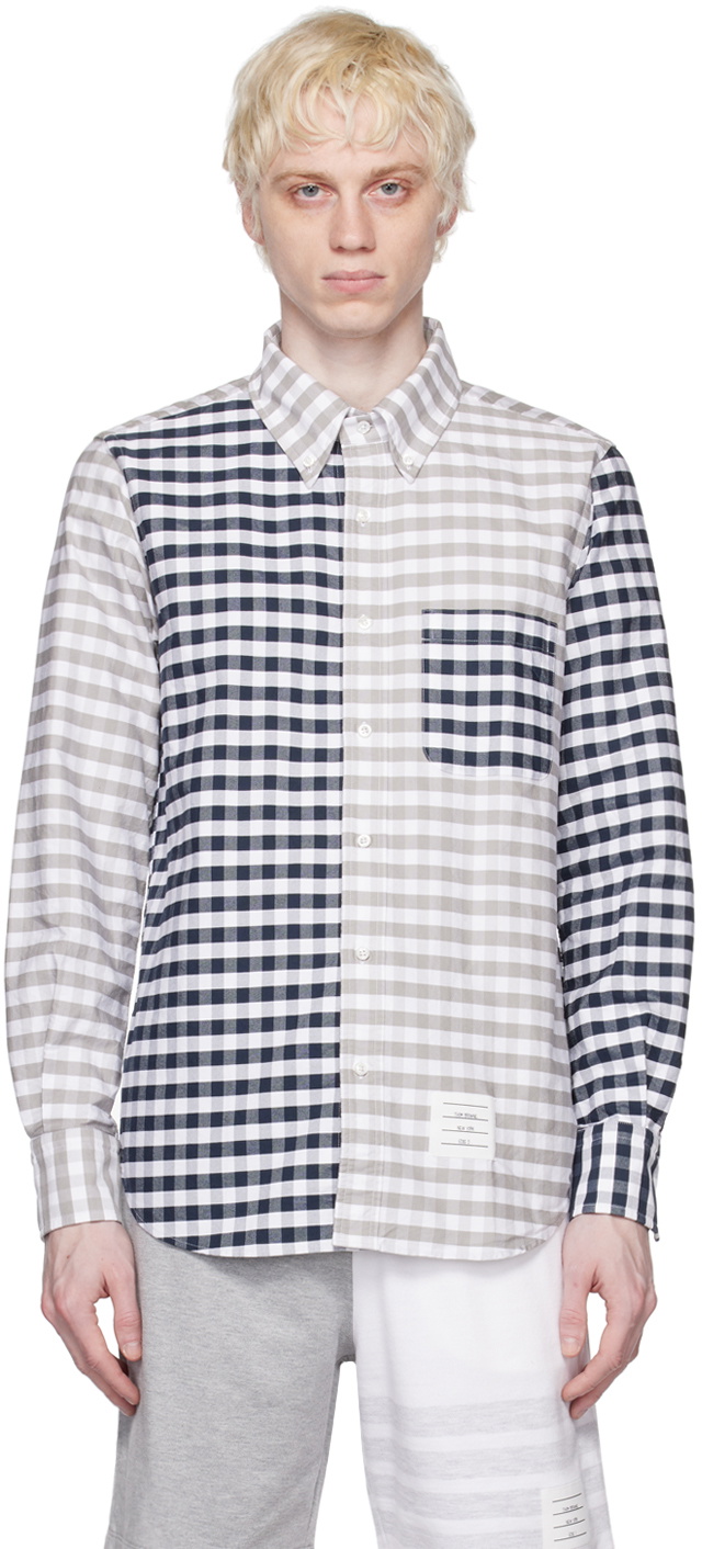 Thom Browne Multicolor Gingham Shirt Thom Browne