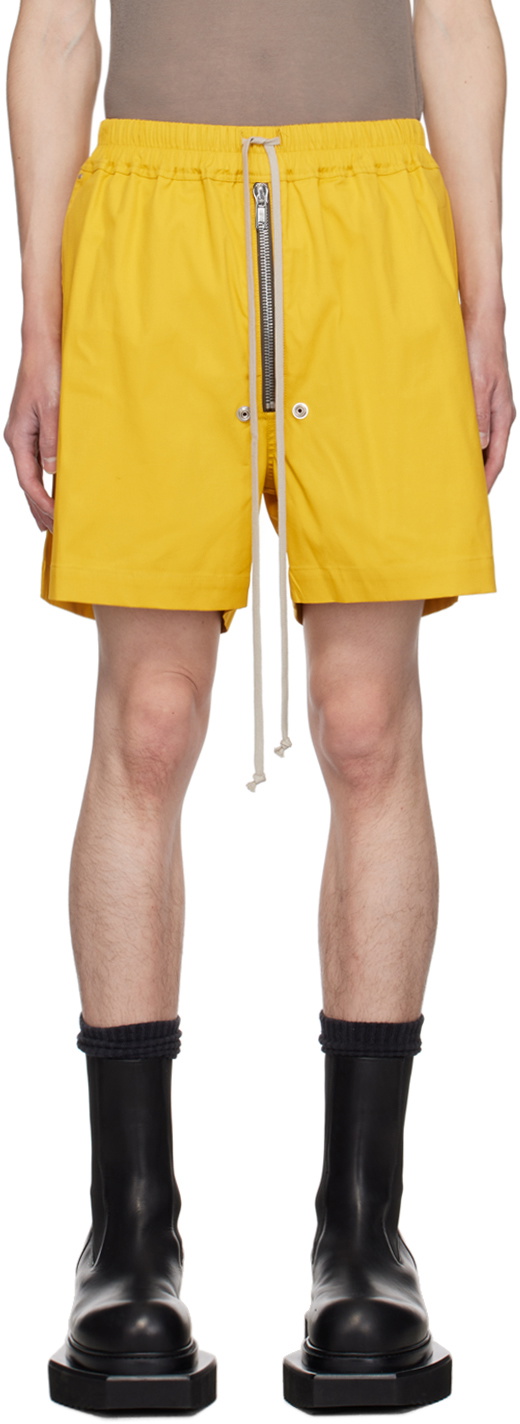 Rick Owens Yellow Porterville Bela Boxers Shorts Rick Owens