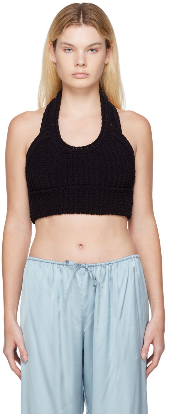 Jacquemus Black 'La Maille Nuvola' Tank Top Jacquemus